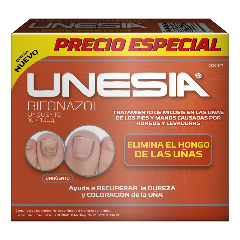 Unesia 1% 20 Gr Duopack Crema