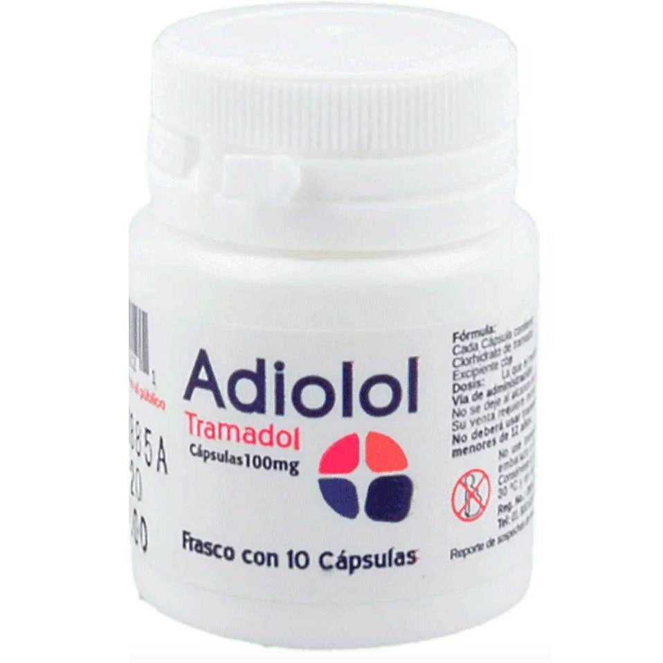 Tramadol 100 Mg Con 30 Capsulas Adiolol