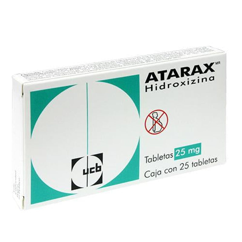 Atarax 25 Mg Con 25 Tabletas