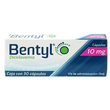 Bentyl 10 Mg Con 30 Capsulas