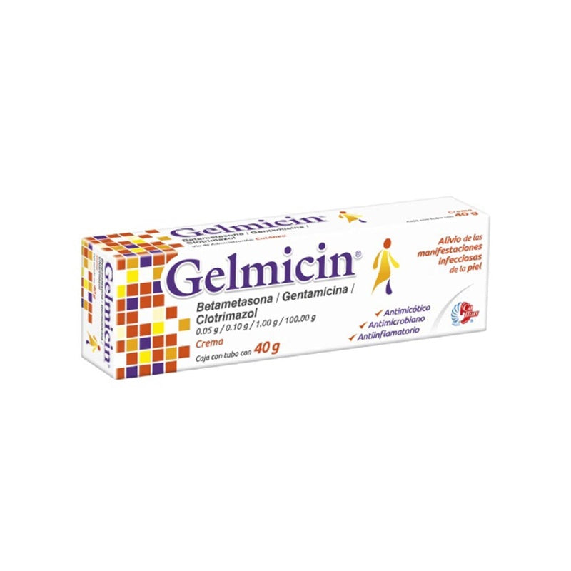 Betametasona / Clotrimazol / Gentamicina 40 Gr Crema Tópica Gelmicin