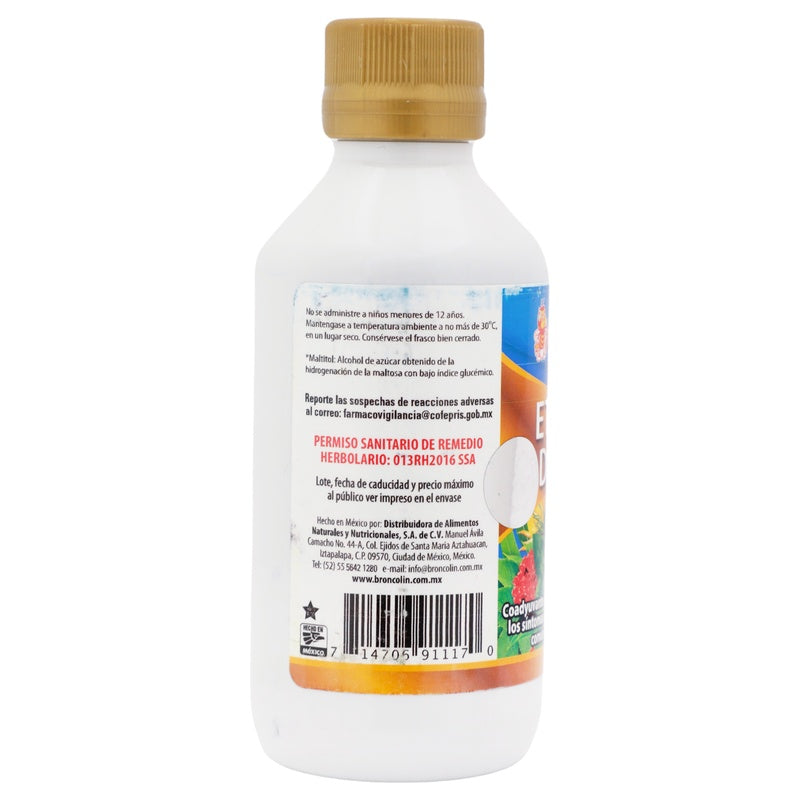Broncolin Sugar Free Etiqueta Dorada 150 Ml Jarabe