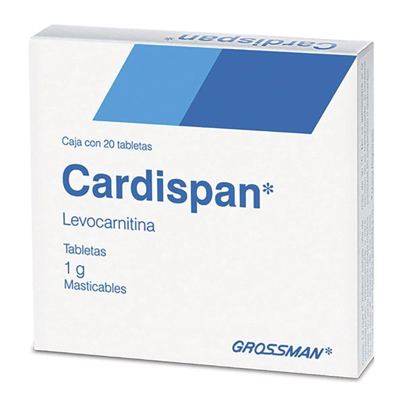 Cardispan 1 Gr 20 Tabletas Mast