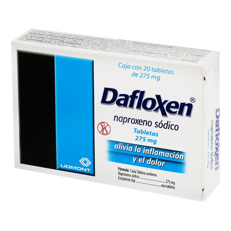 Dafloxen 275 Mg Con 20 Tabletas