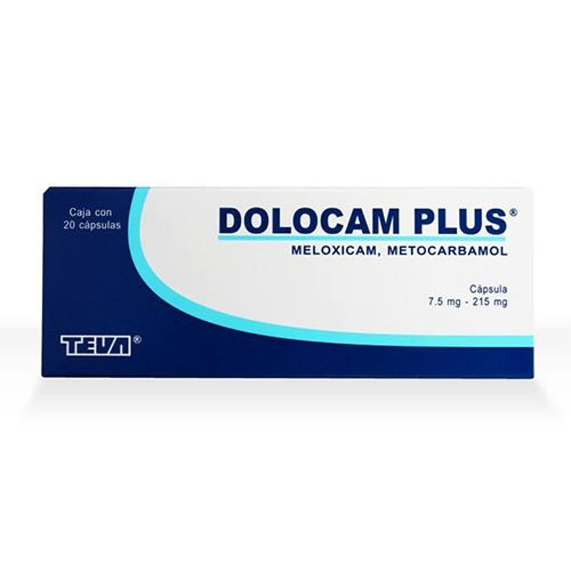 Dolocam Plus 7.5 / 215 Mg Con 20 Capsulas