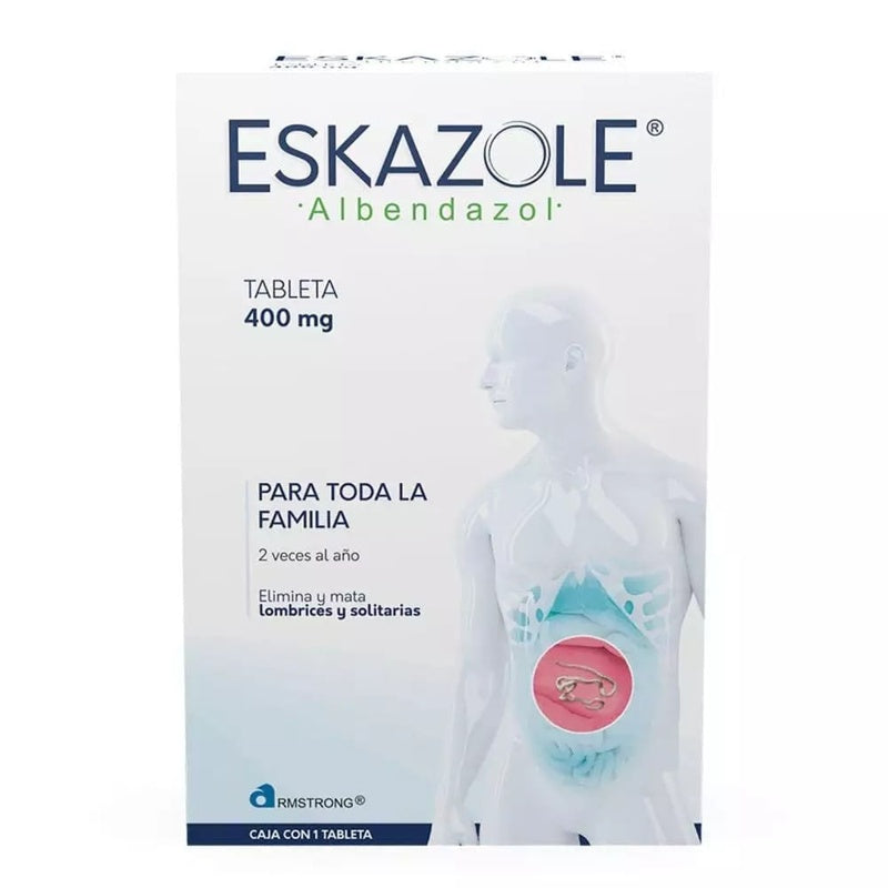 Eskazole 400 Mg Con 1 Tabletas