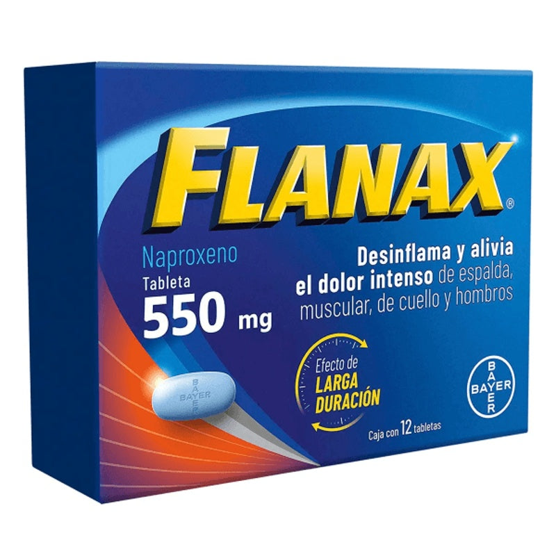 Flanax 550 Mg Con 12 Tabletas