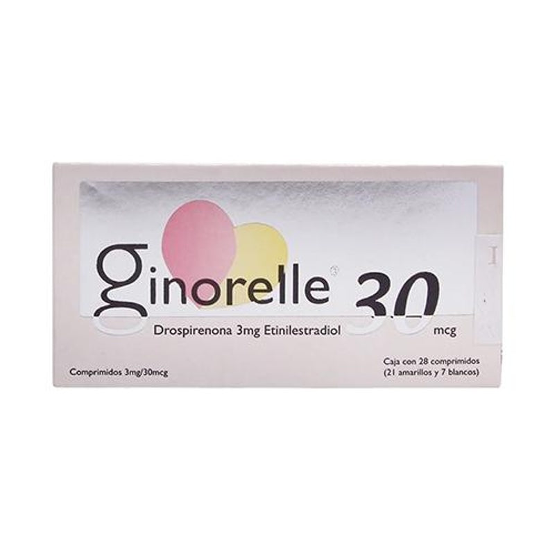 Ginorelle 30 3 Mg Con / 30Mcg 28 Comprimidos