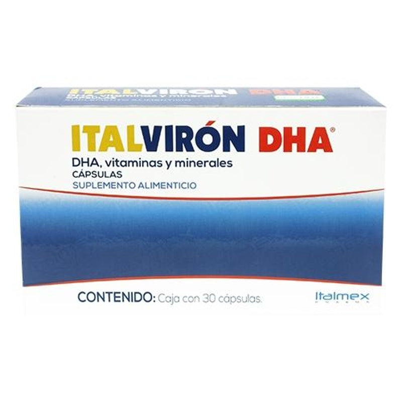 Italviron Dha 30 Capsulas Suplemento Alimenticio