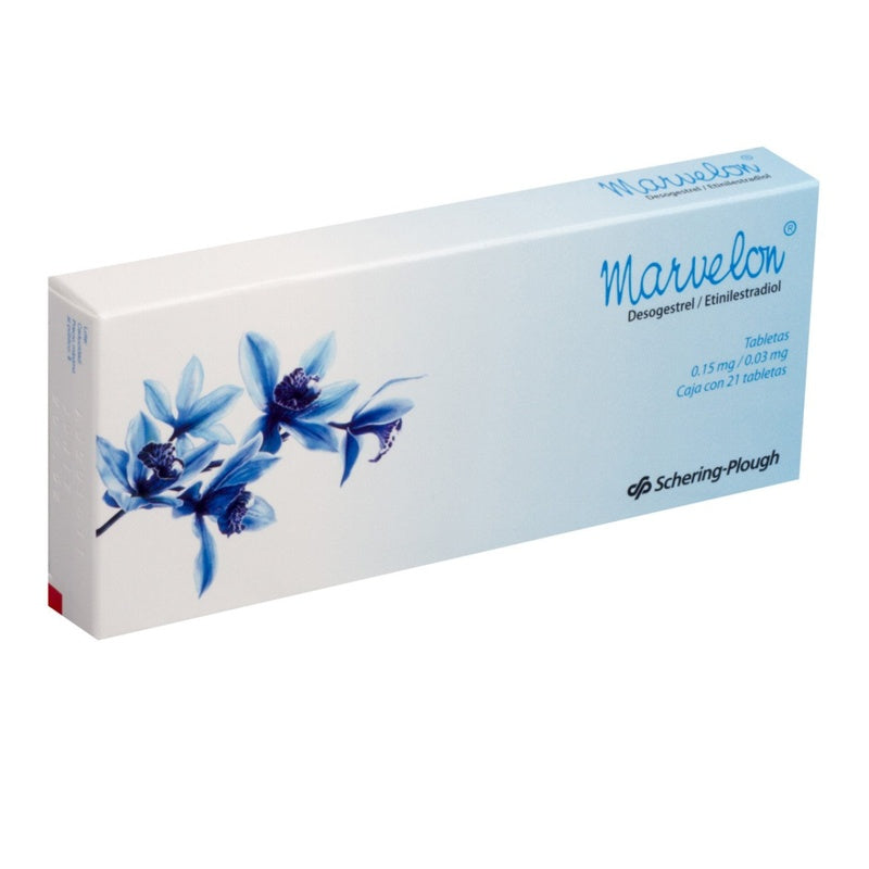 Marvelon .15 / .03 Mg Con 21 Tabletas