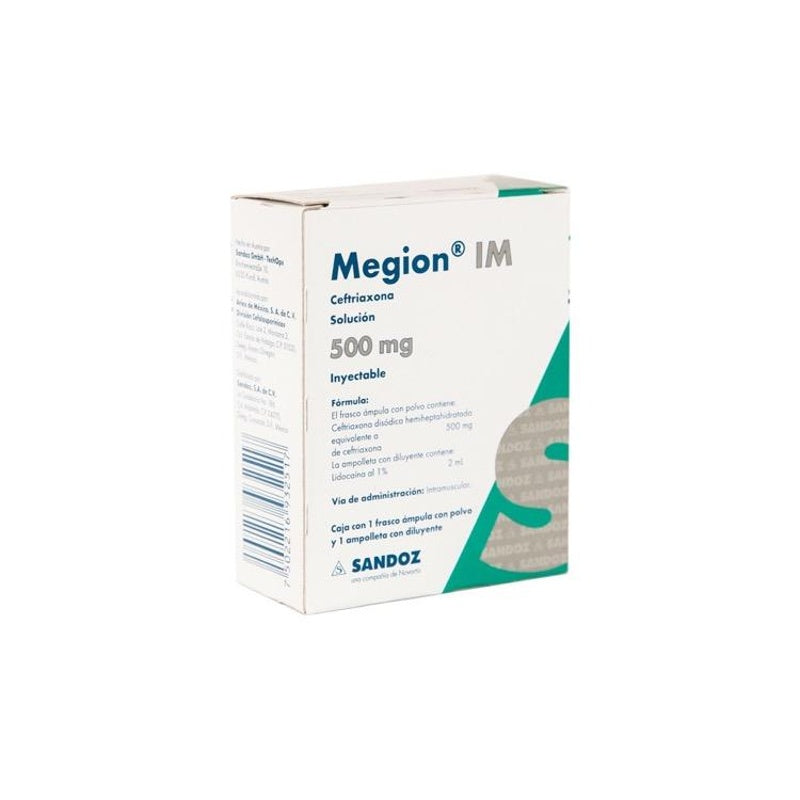 Megion 500 Mg 2 Ml Im Frasco Ámpula