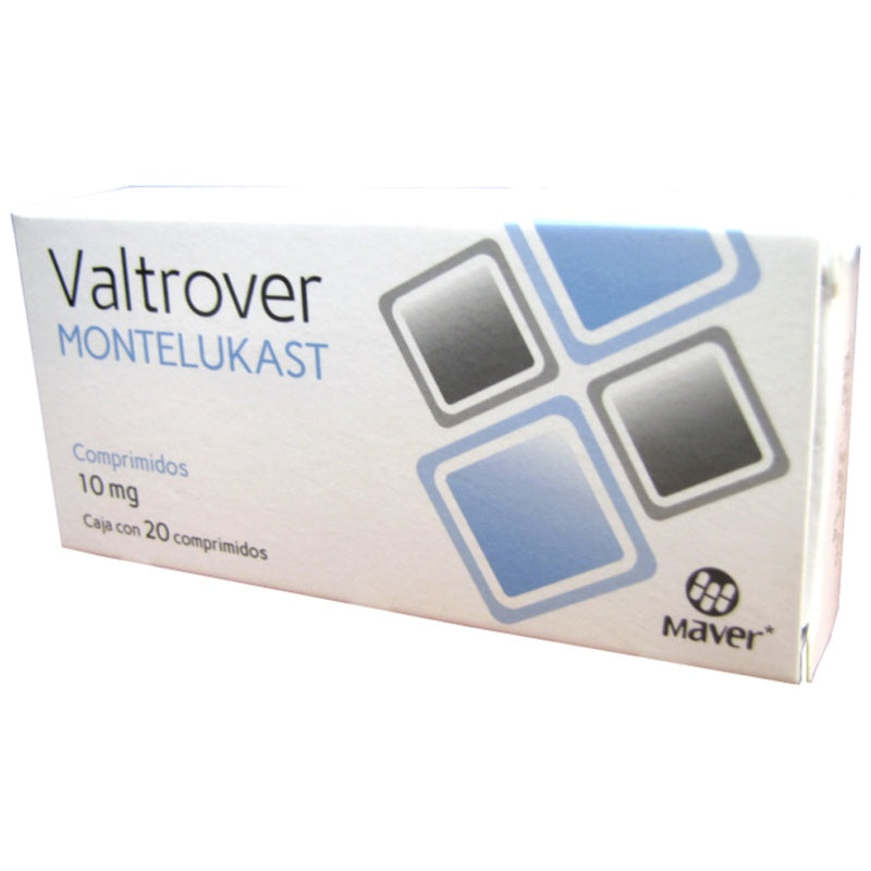 Montelukast 10 Mg Con 20 Comprimidos Valtrover