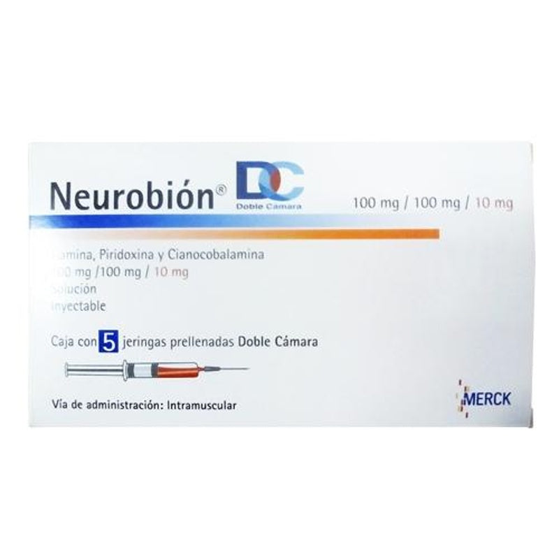 Neurobion Dc 100 / 100 / 10 Mg 5 Jeringa Prell