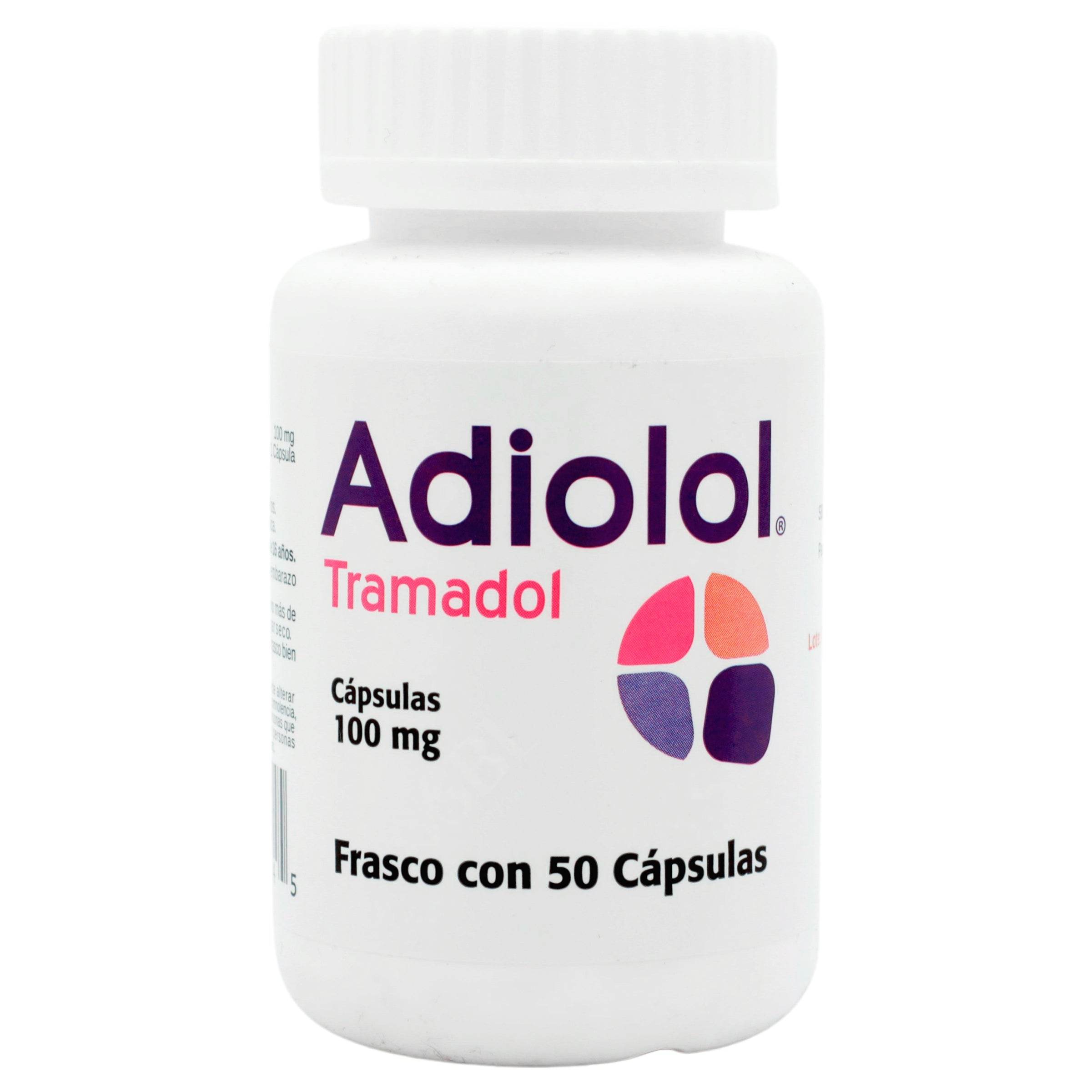 Tramadol 100 Mg Con 50 Capsulas Adiolol