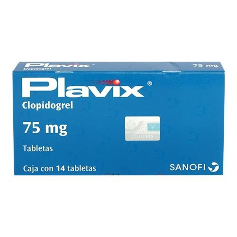 Plavix 75 Mg Con 14 Comprimidos