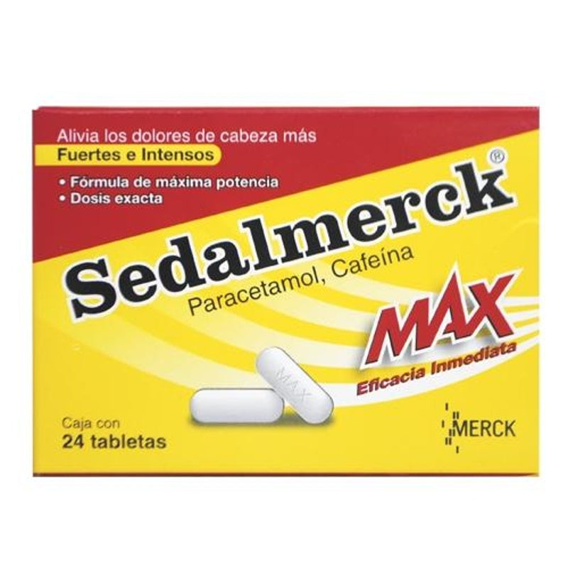 Sedalmerck Max 650 / 65 Mg Con 24 Tabletas