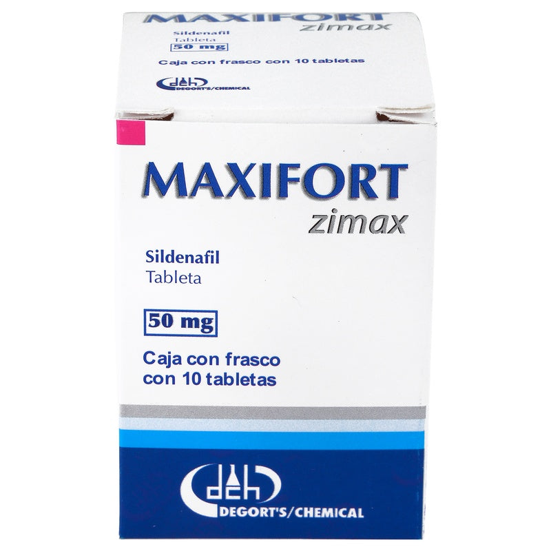 Sildenafil 50 Mg Con 10 Tabletas Maxifort