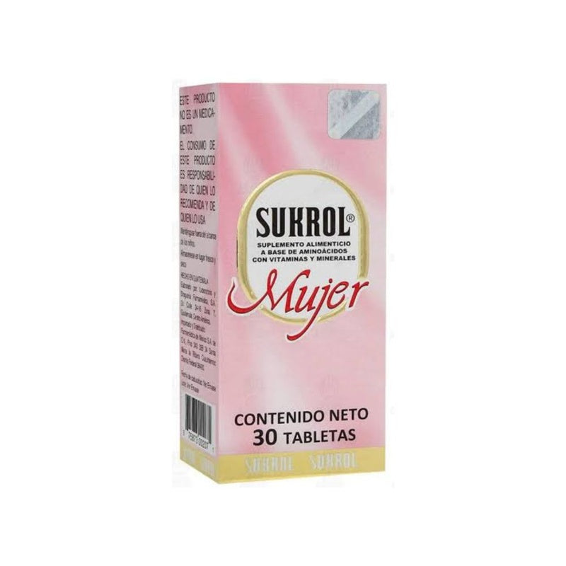 Sukrol Mujer 30 Tabletas Suplemento Alimenticio