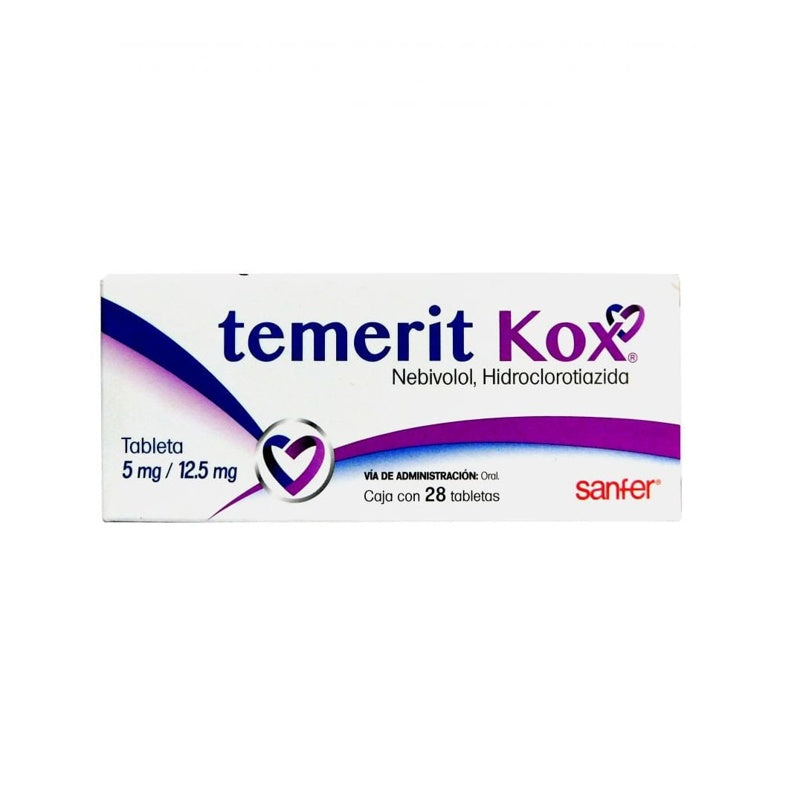Temerit Kox 5 / 12.5 Mg Con 28 Tabletas