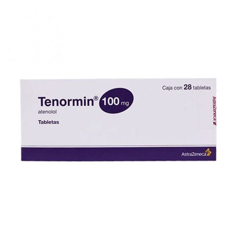 Tenormin 100 Mg Con 28 Tabletas 8281