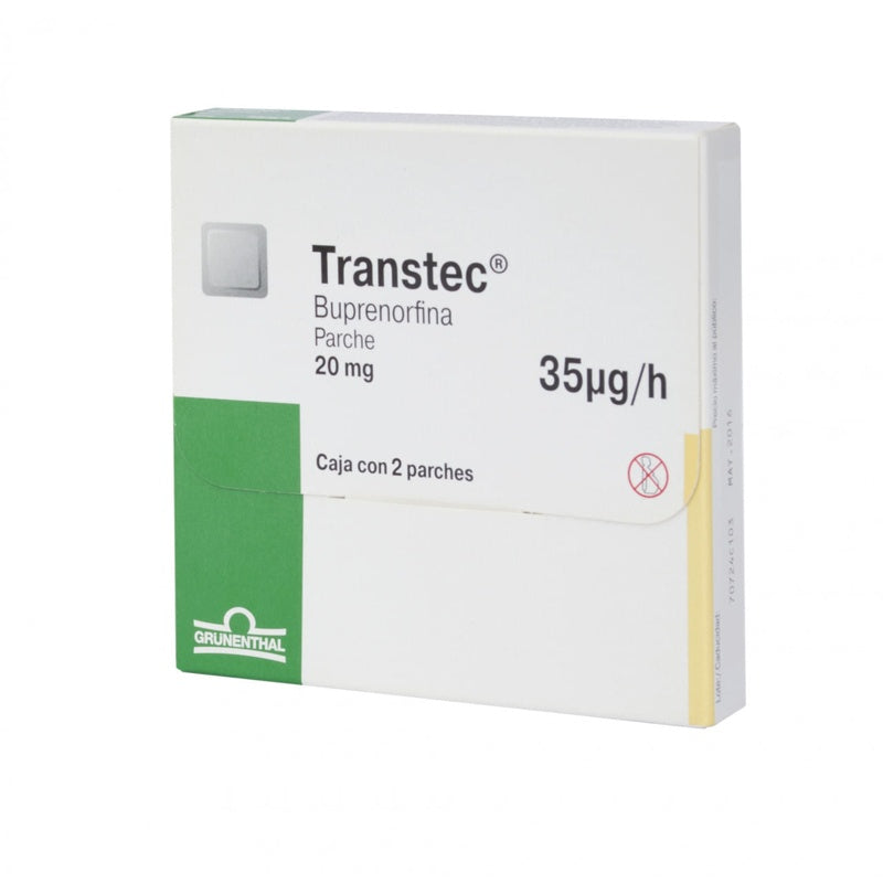 Transtec 20 Mg 2 Parche Tópica