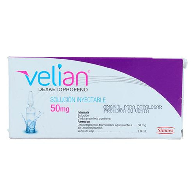 Velian 50 Mg 2 Ml 3 Solución