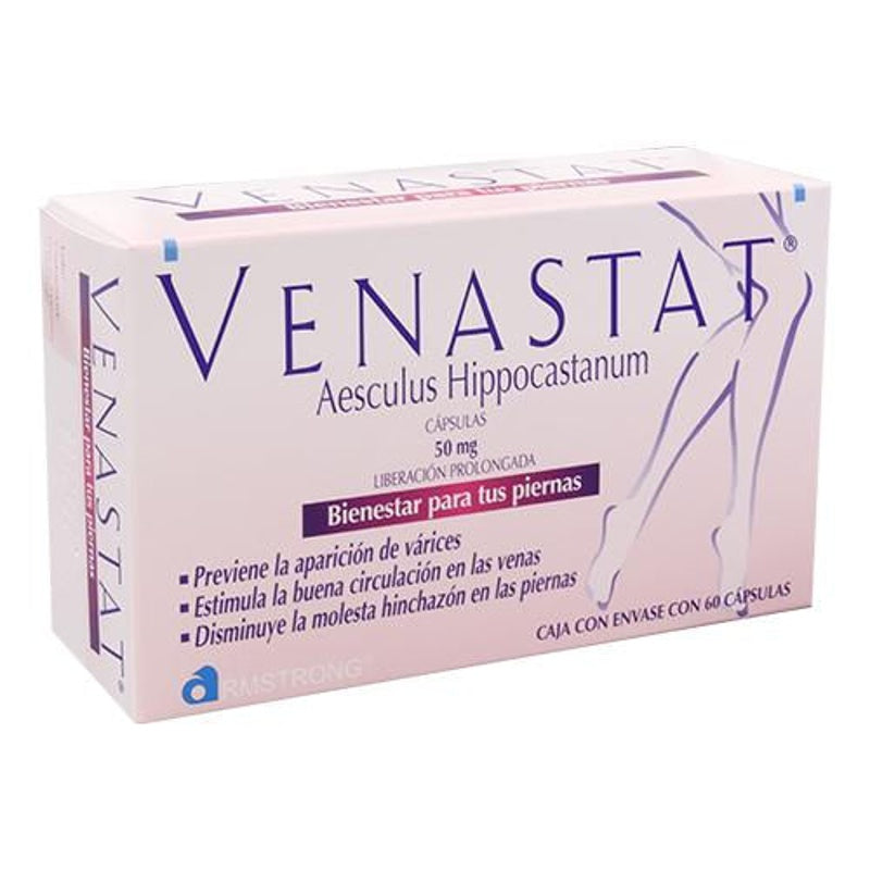Venastat 50 Mg Con 60 Capsulas Liberación Prolongada