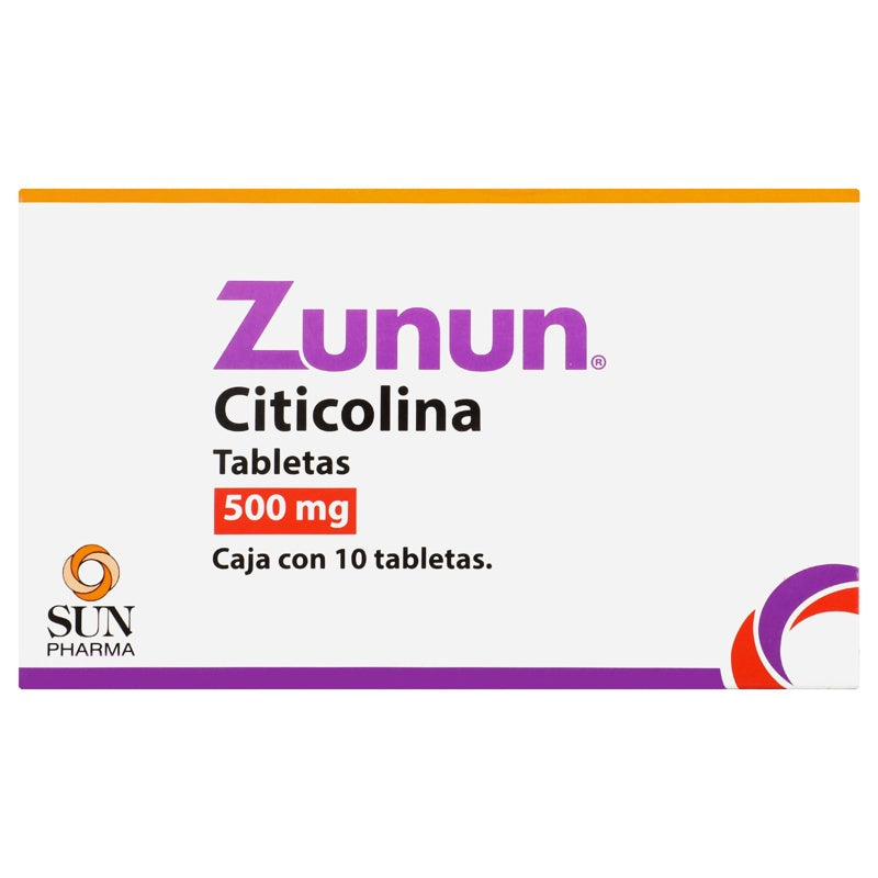Zunun 500 Mg Con 10 Tabletas